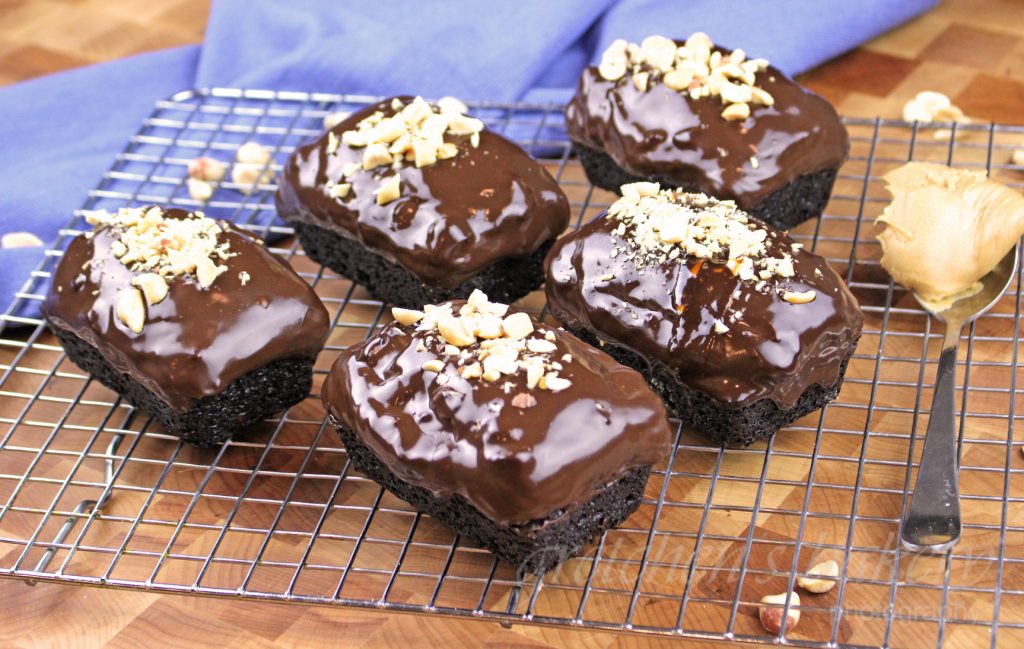 Vegan Snickers Brownies - Gretchen's Vegan Bakery