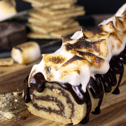 Swiss Vanilla Cloud Roll - Gretchen's Vegan Bakery