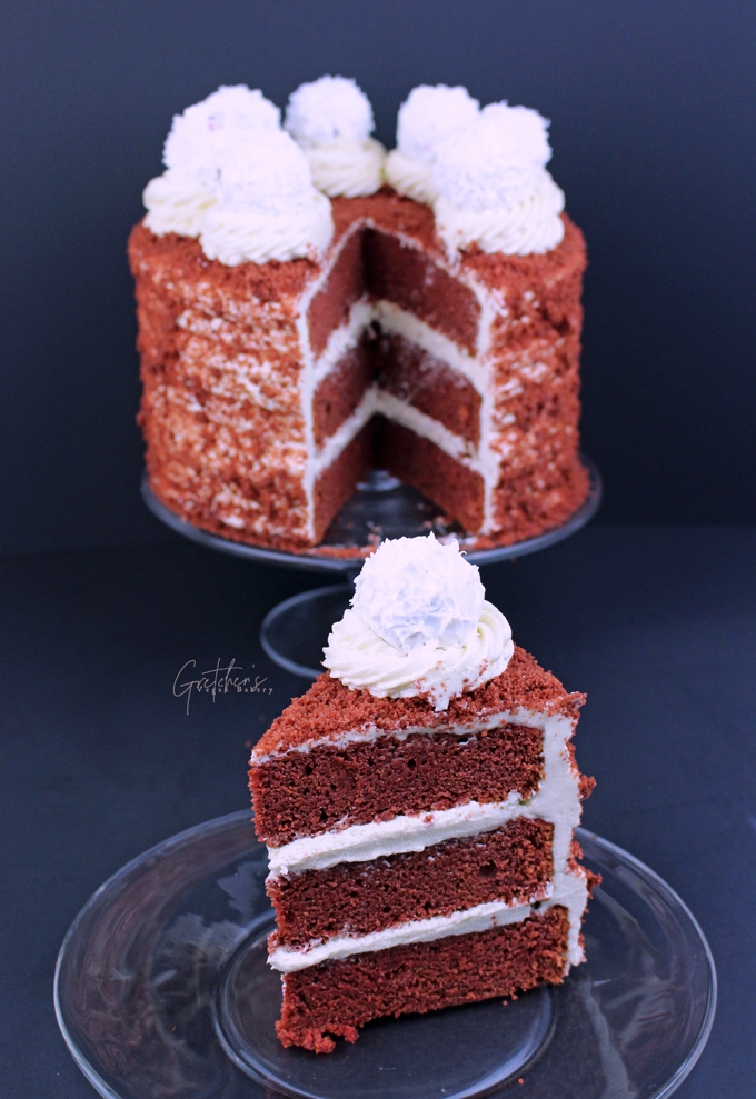No Dye! Red Velvet Cake ~ Vegan - Gretchen's Vegan Bakery