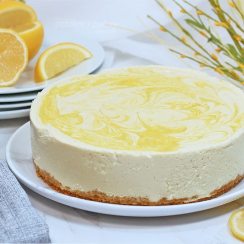 No Bake Lemon Cheesecake - Gretchen's Vegan Bakery