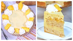 Vegan Mango Mousse Cake - Gretchen's Vegan Bakery