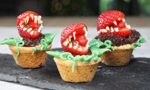 Little Shop of Horrors Audrey Cookie Cups - Gretchen's Vegan Bakery