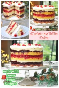 Vegan Christmas Trifle Cake - Gretchen's Vegan Bakery