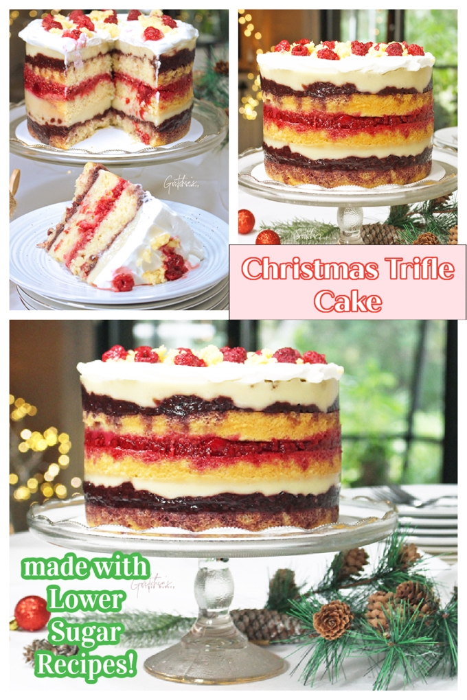 Vegan Christmas Trifle Cake - Gretchen's Vegan Bakery